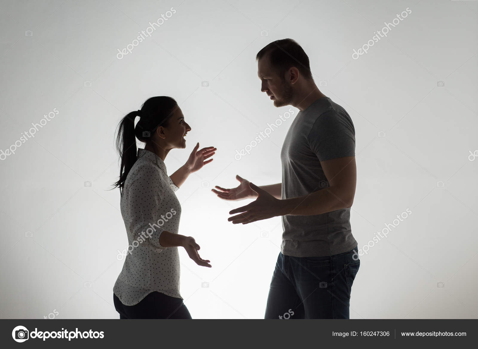 Angry couple having argument — Stock Photo © Syda_Productions #160247306