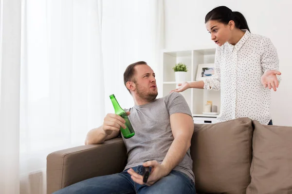 Couple having argument at home — Stock Photo © Syda_Productions #160001390