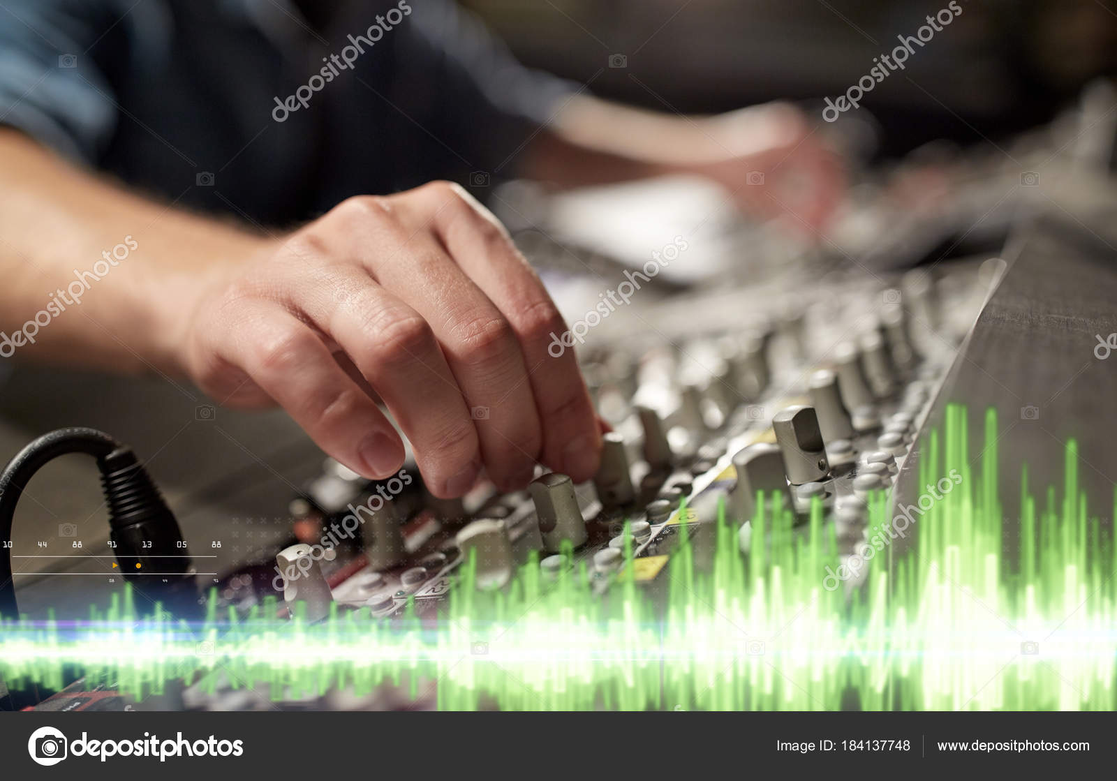 Hands on mixing console in music recording studio Stock Photo by ©Syda ...