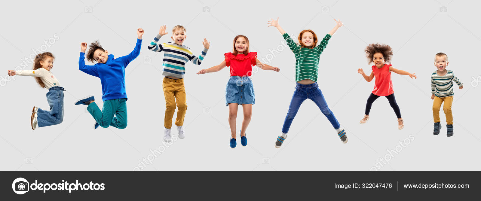 Jumping Indian Kids
