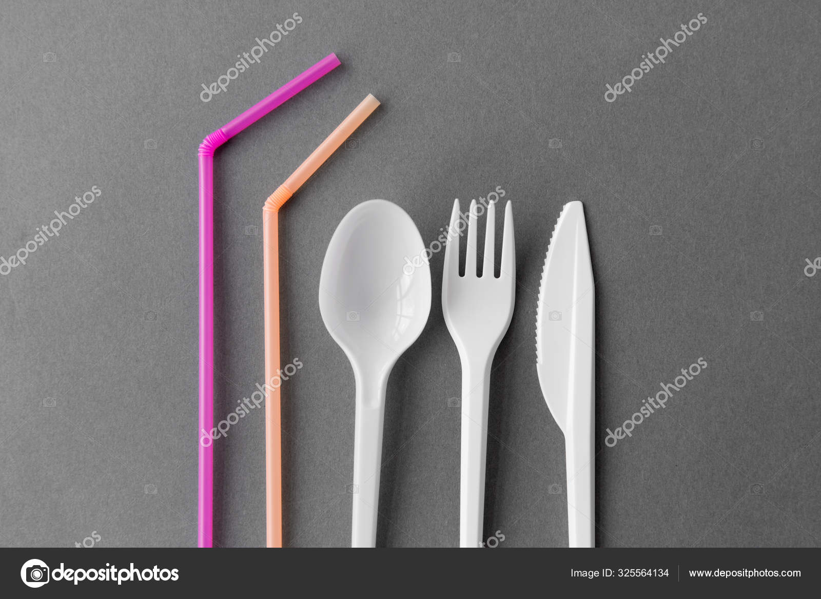 Spoon Straws Pink