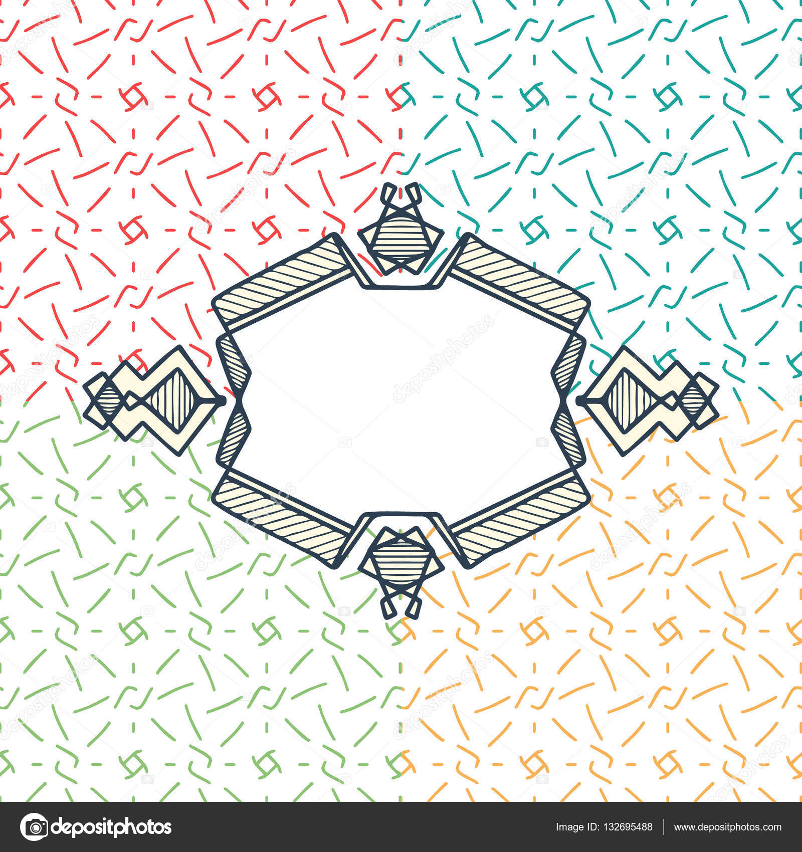 Line-art vignette and background Stock Vector by ©whitehoune 132695488