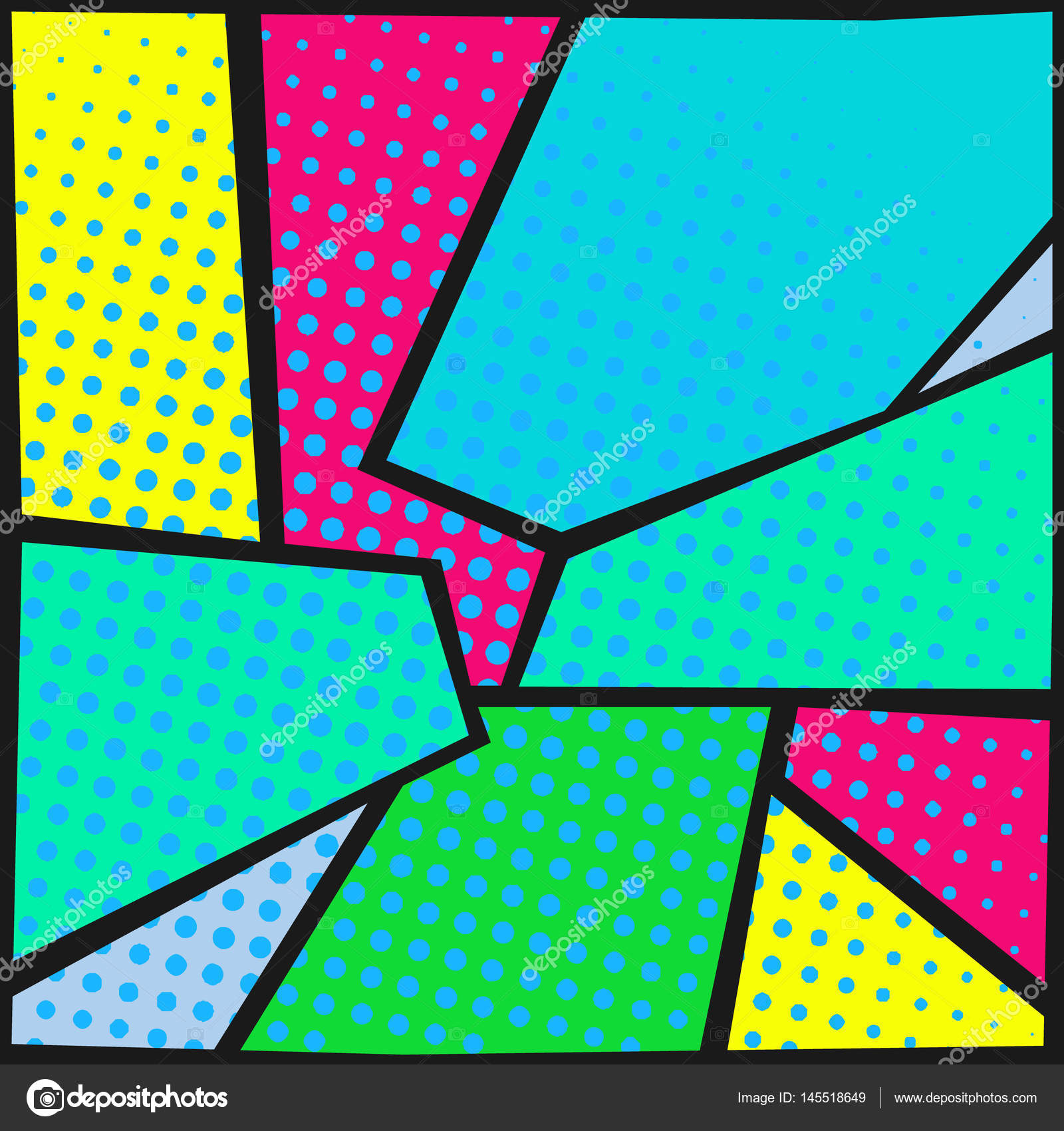 Abstract pop-art background Stock Vector Image by ©whitehoune #145518649
