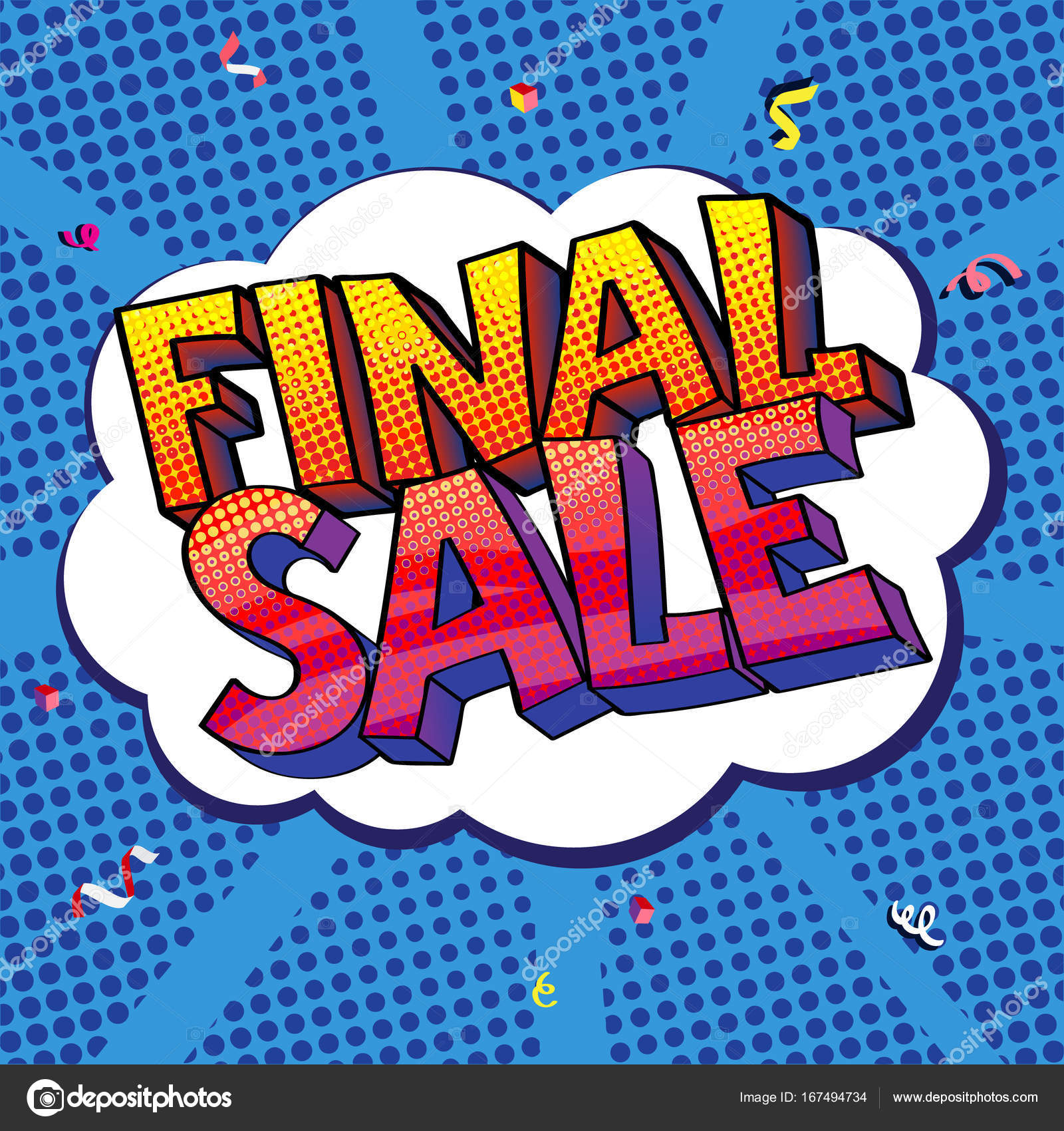 Sale pop art sign Stock Vector Image by ©whitehoune #167494734
