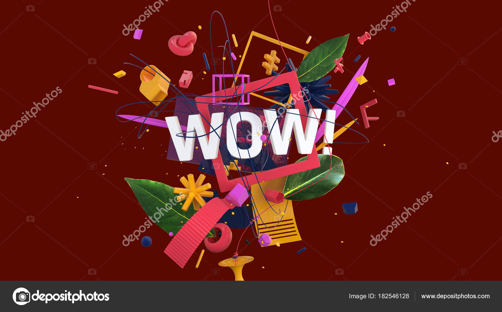Wow sign card Stock Photo by ©whitehoune 182546128