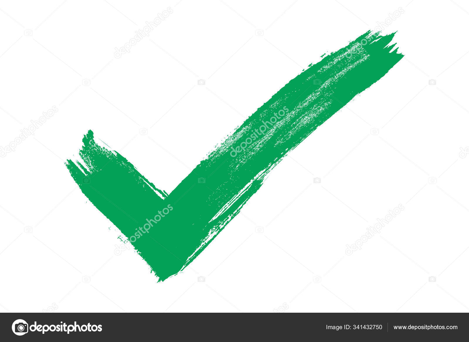 Comprobar marca símbolo garrapata SÍ botón . Vector de stock por ...