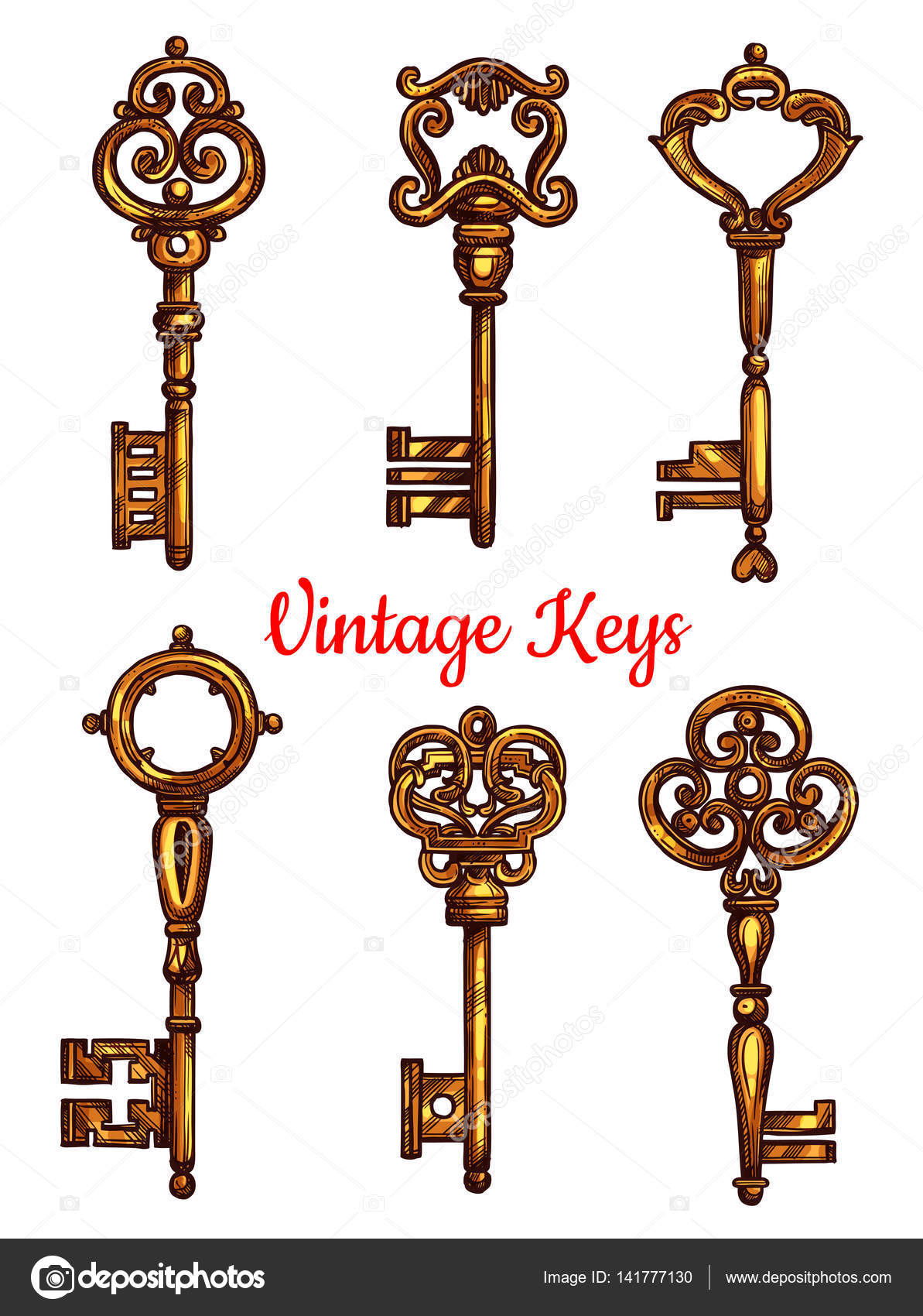 Fancy Old Keys