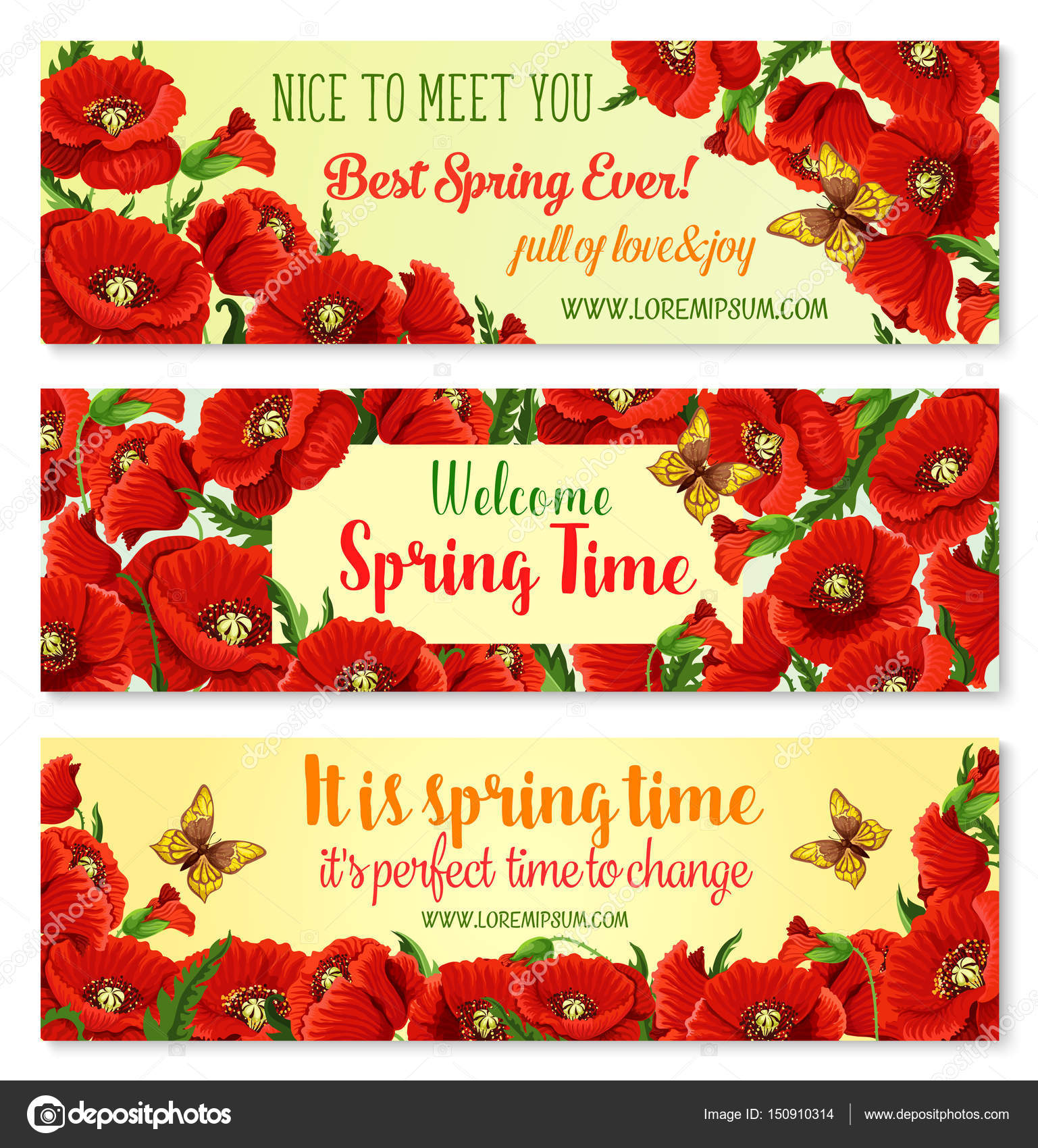 Spring flower frame for springtime banner template Stock Vector by ...