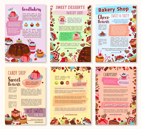 Desserts and fruits infographics banner Stock Vector Image by ...
