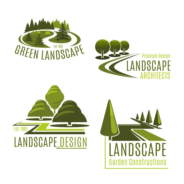Landscaping design Vector Art Stock Images | Depositphotos