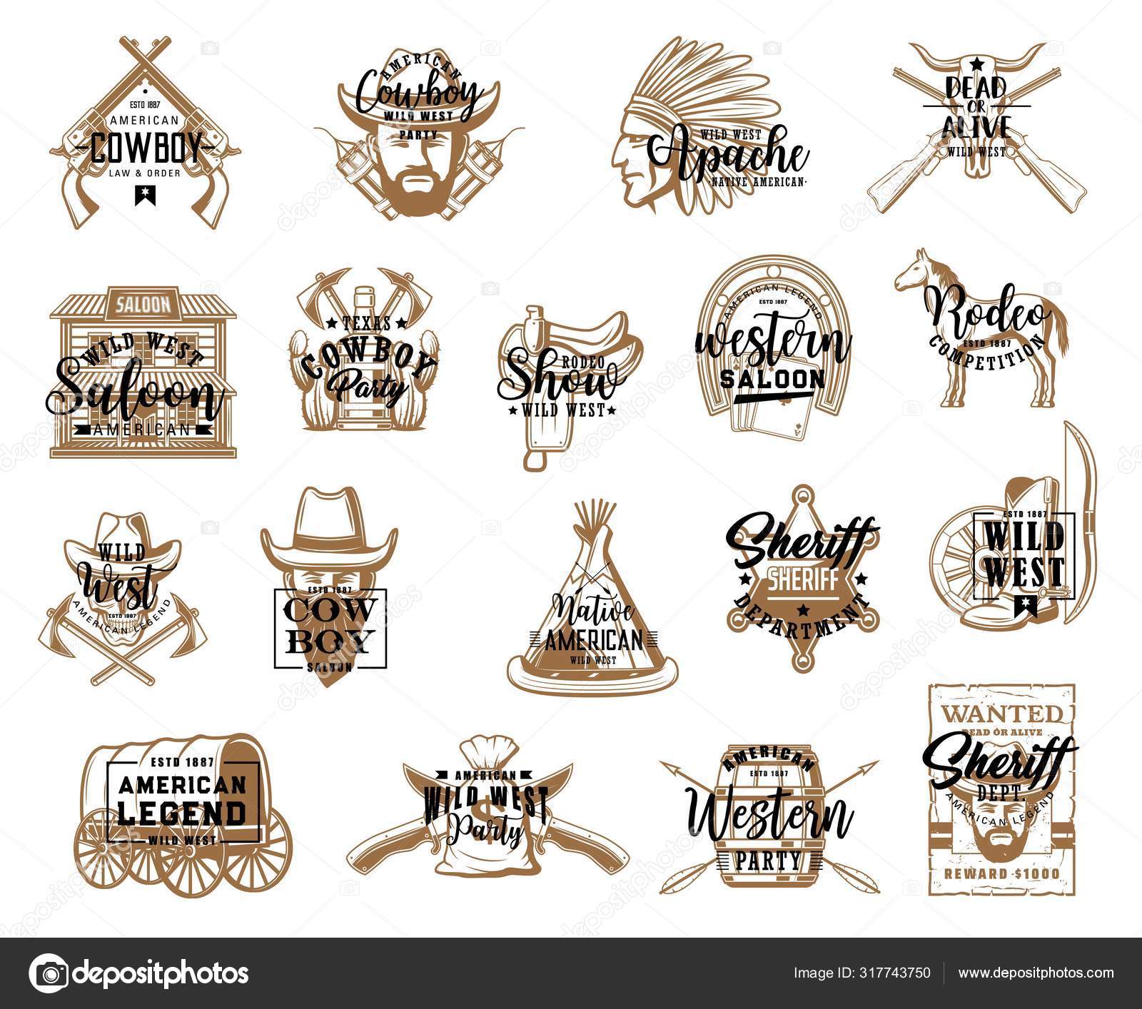 Apache Indians Symbols