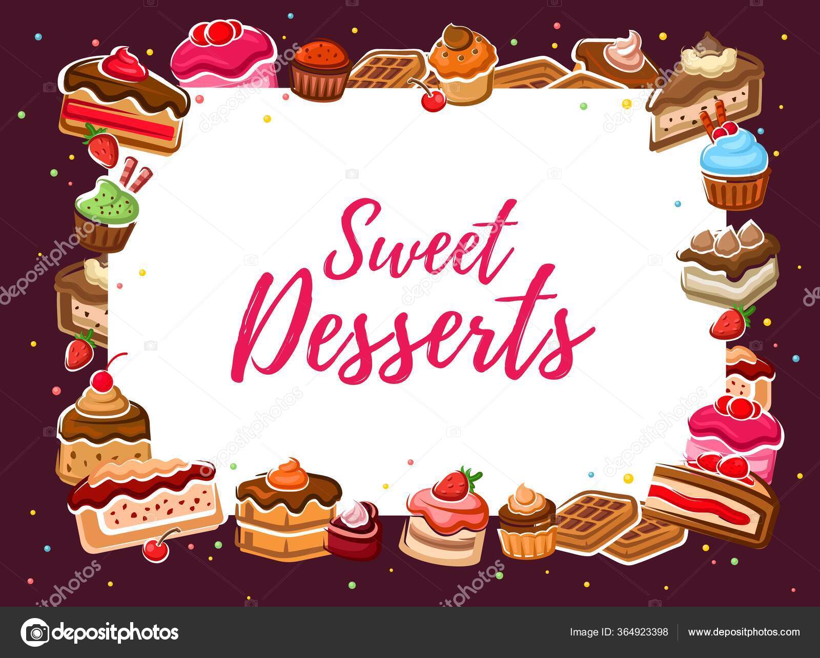 Pastry Border Clip Art