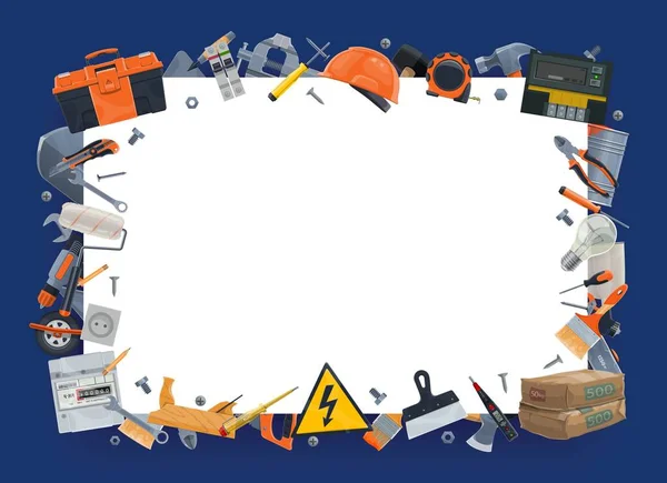 Carpentry tools border Vector Art Stock Images | Depositphotos