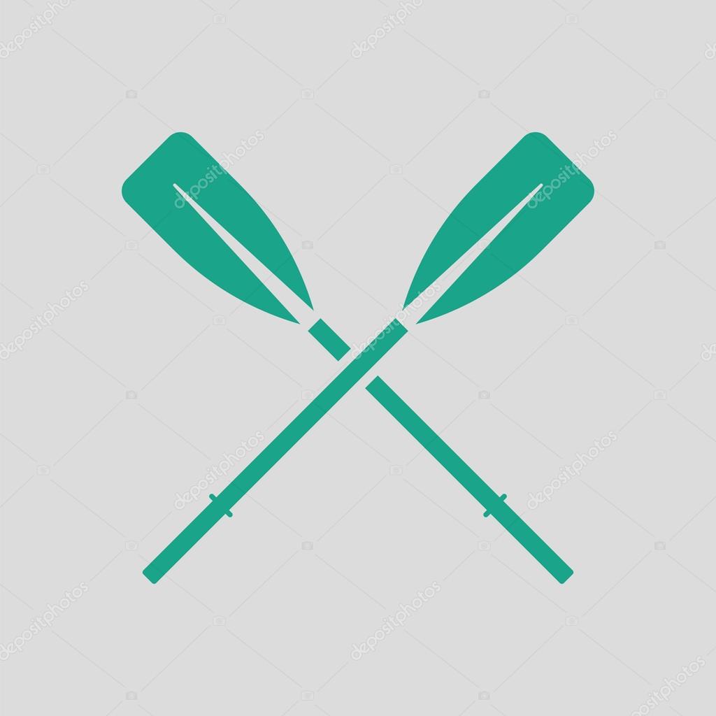 Icon of boat oars Stock Vector Image by ©angelp #126491800