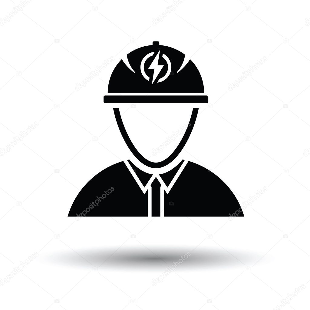 Electric engineer icon. Stock Vector by ©angelp 128068708