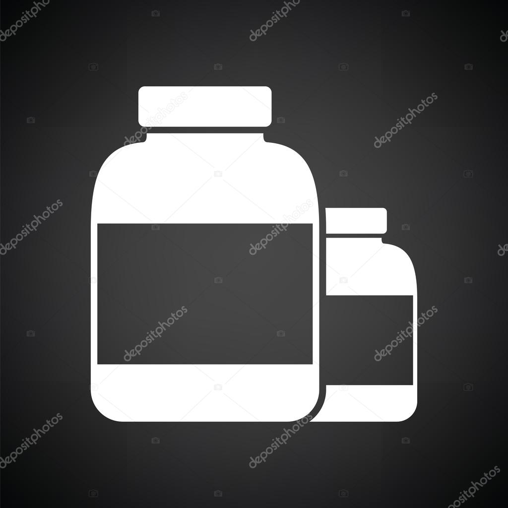 Pills container icon Stock Vector by ©angelp 128323000
