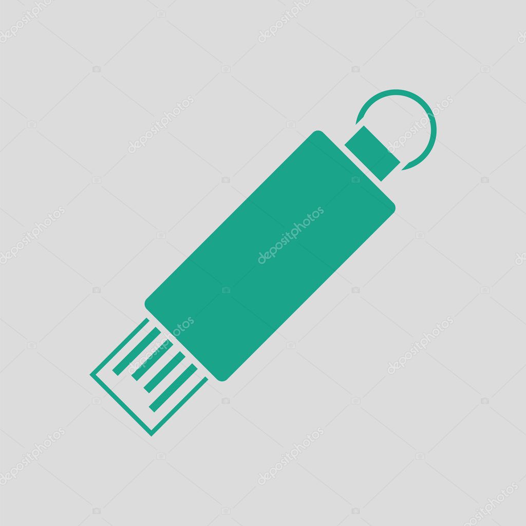USB flash icon Stock Vector by ©angelp 128497020