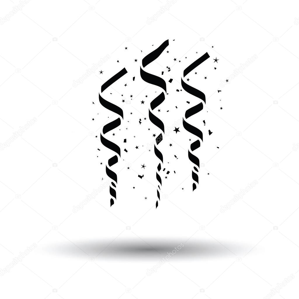 Party serpentine icon Stock Vector by ©angelp 129656422