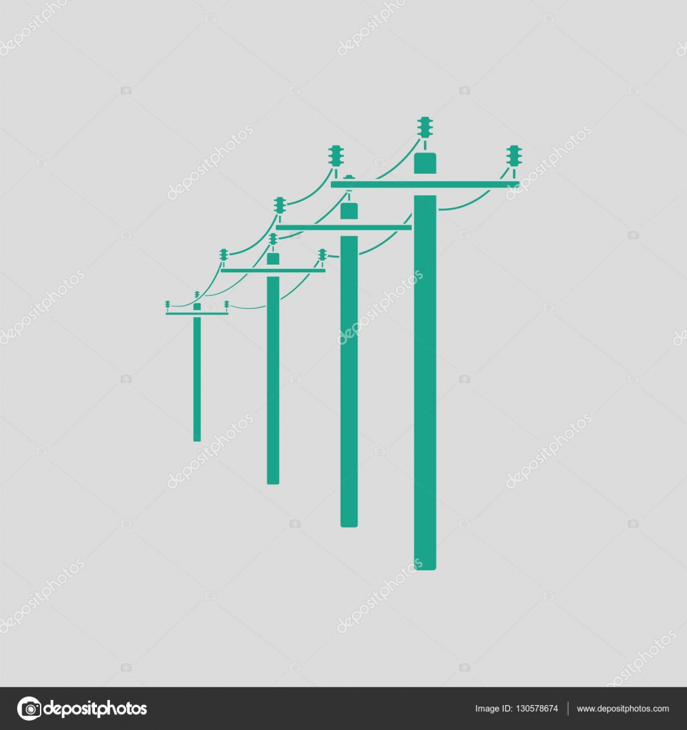 High voltage line icon — Stock Vector © angelp #130578674