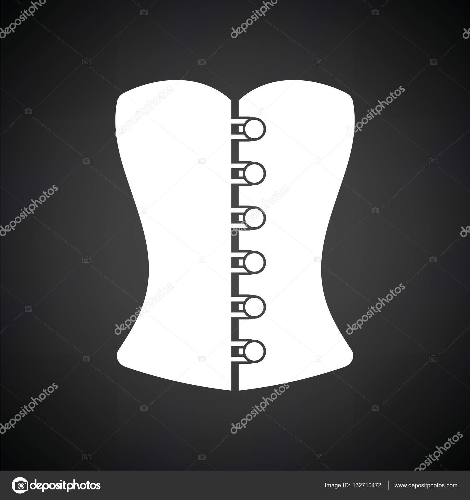 Sexy corset icon Stock Vector Image by ©angelp #132710472