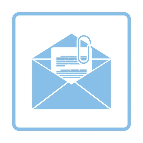 Blue Attachment Icon