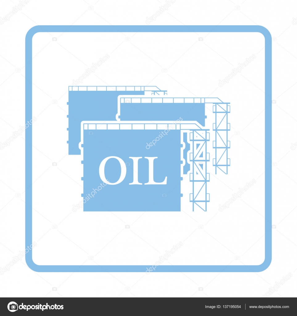 Oil tank storage icon Stock Vector Image by ©angelp #137195054