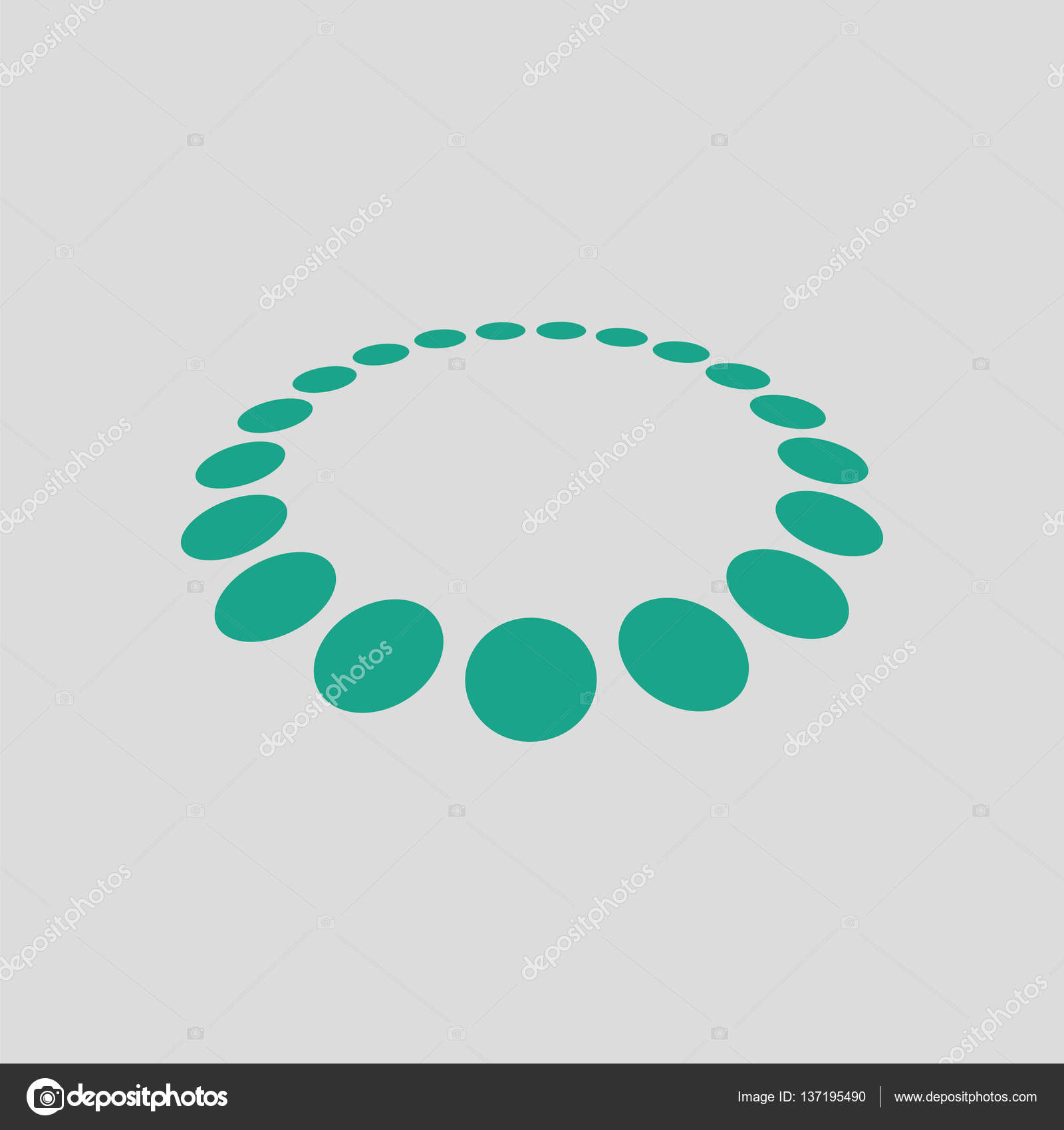 Beads icon illustration. Stock Vector by ©angelp 137195490