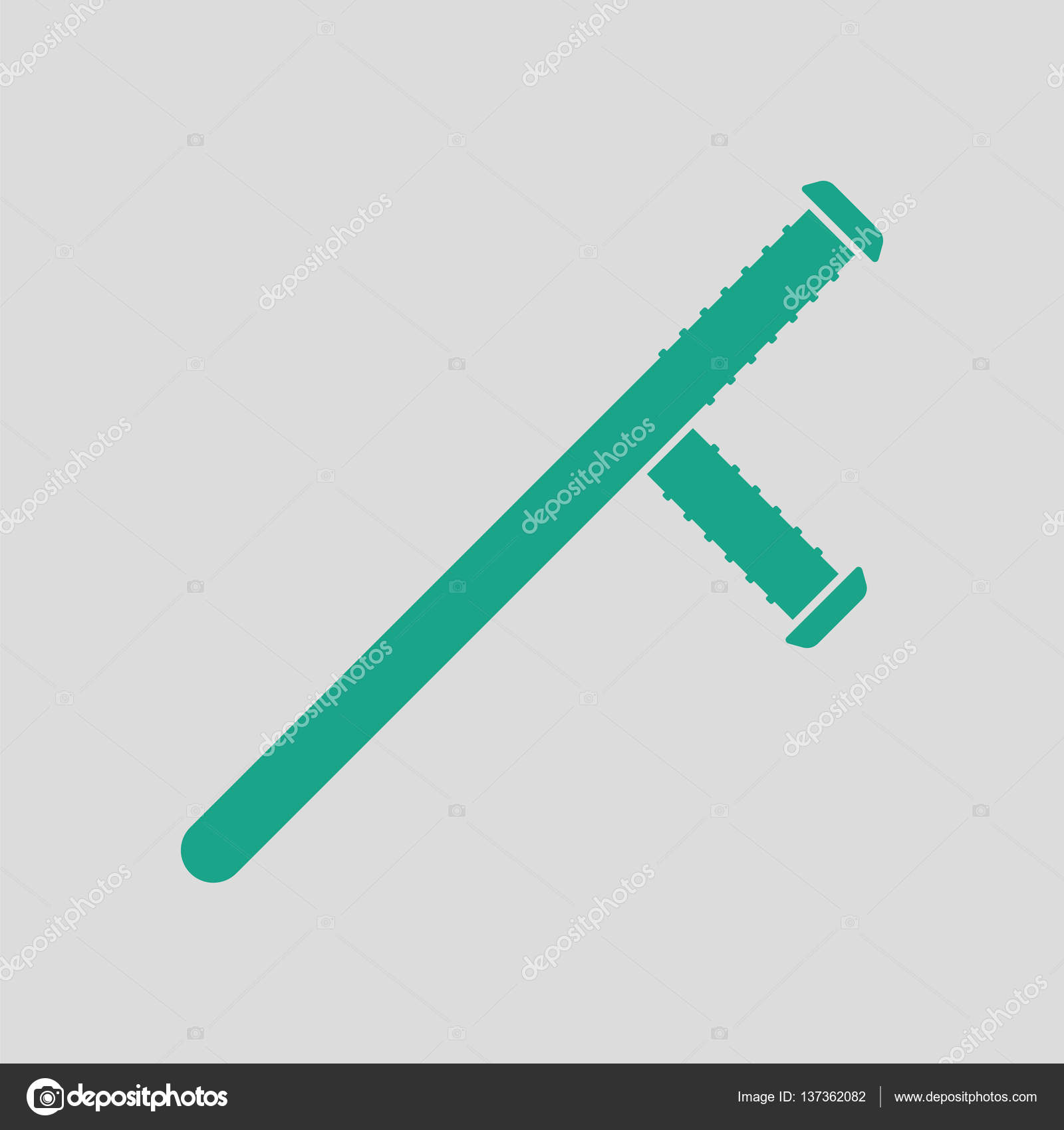 Police baton icon Stock Vector Image by ©angelp #137362082