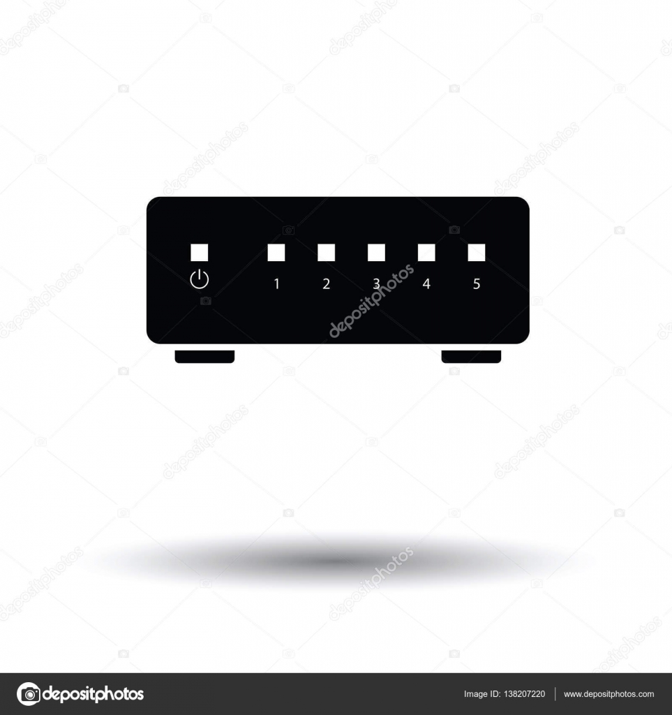Ethernet switch icon Stock Vector by ©angelp 138207220