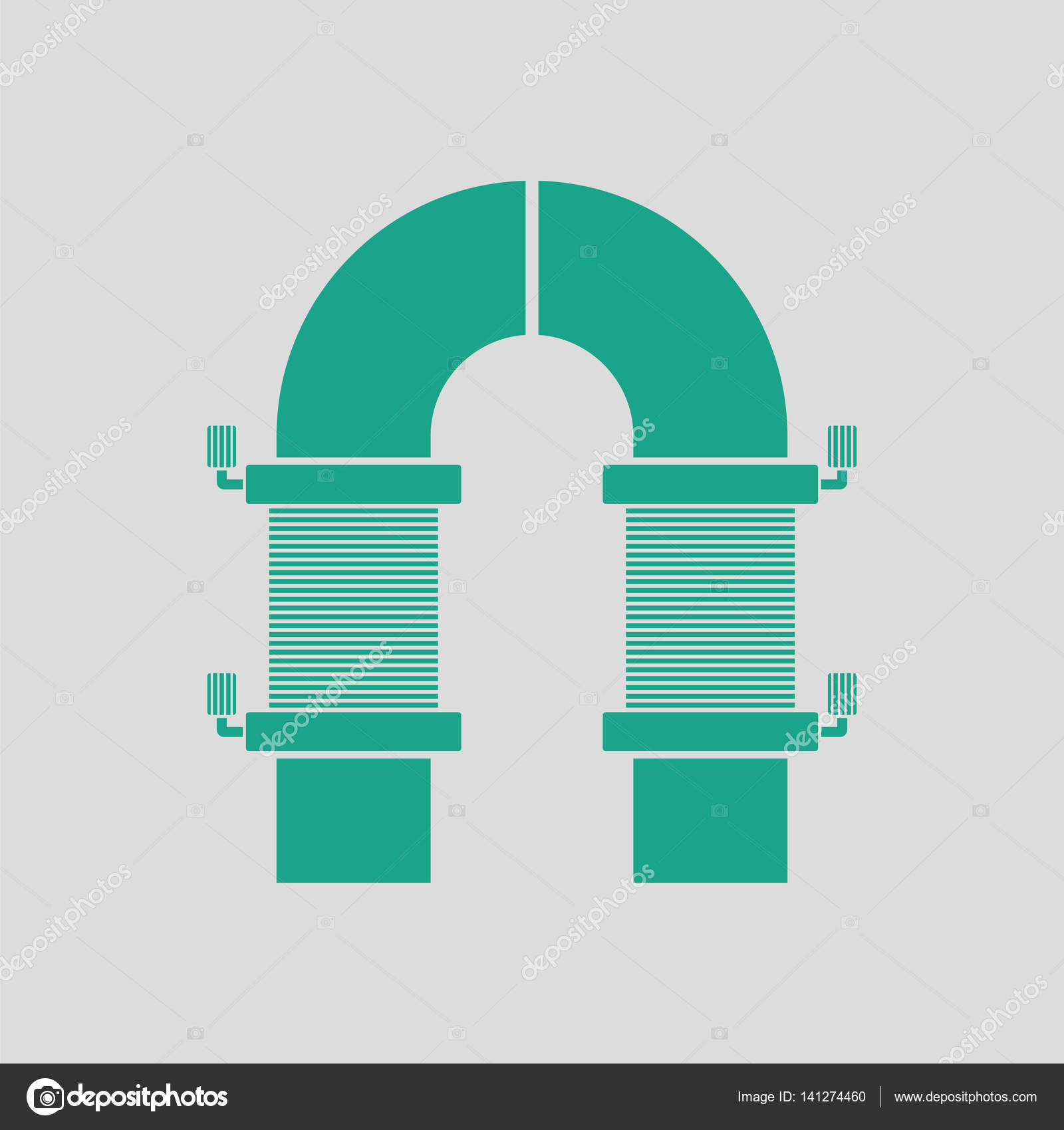 Icono de imán eléctrico Vector de stock #141274460 de ©angelp