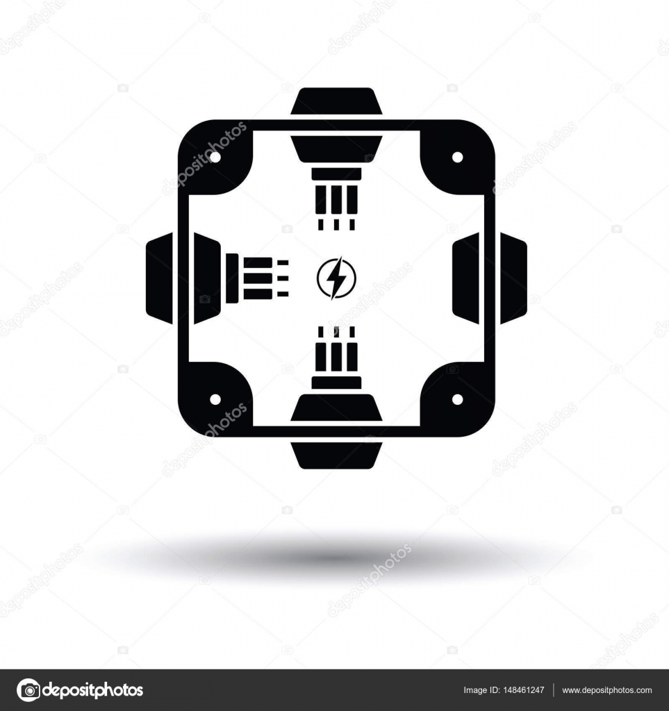 Electrical junction box icon Stock Vector Image by ©angelp #148461247