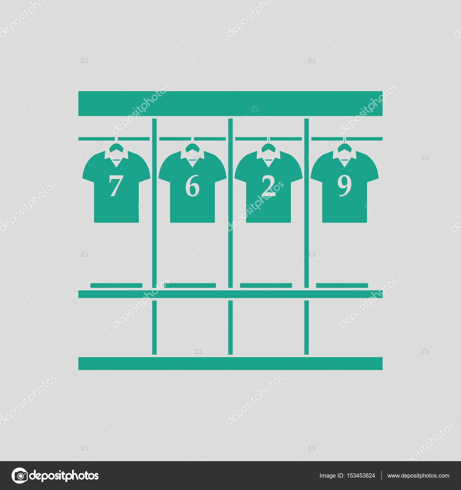 Locker room icon Stock Vector Image by ©angelp #153453824