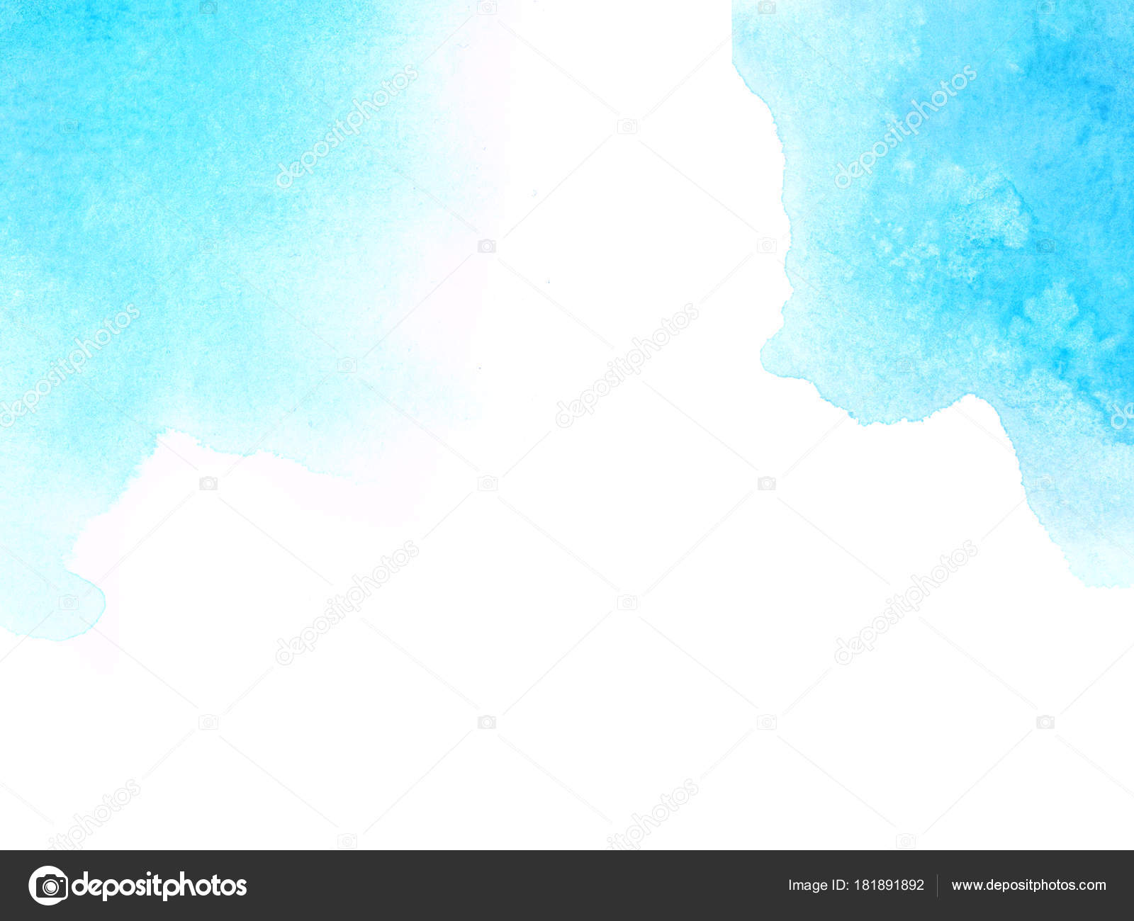 Watercolor background. Blue color Stock Photo by ©amoklv 181891892