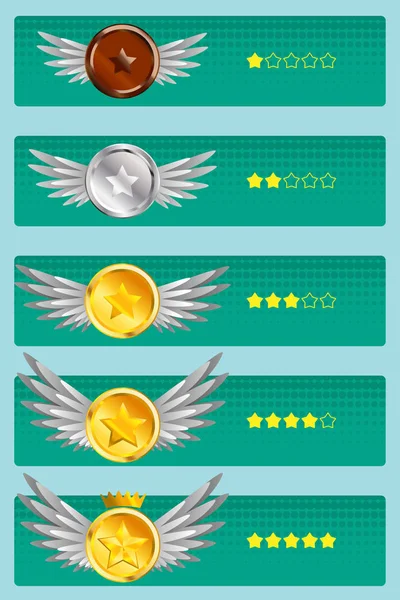 Ranking badge Vector Art Stock Images | Depositphotos