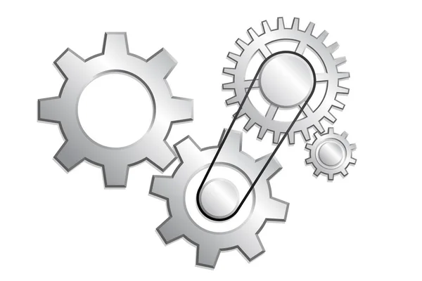 Vector gears — Stock Vector © creatOR76 #1445364