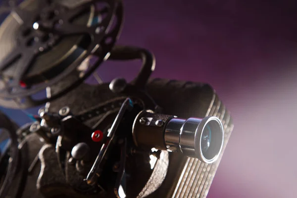 Old style movie projector, close-up. Stock Photo by ©Kesu01 150253856