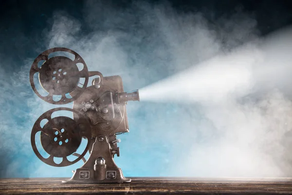Old style movie projector, close-up. - Stock Image - Everypixel