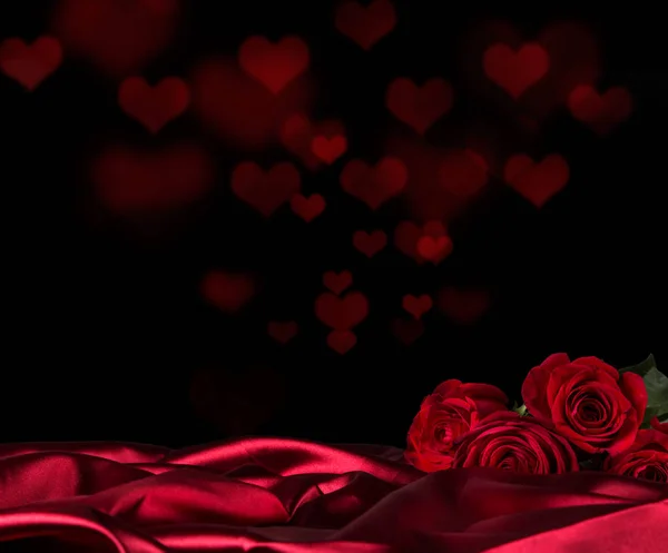 Valentine red rose abstract background. — Stock Photo © Kesu01 #96070642