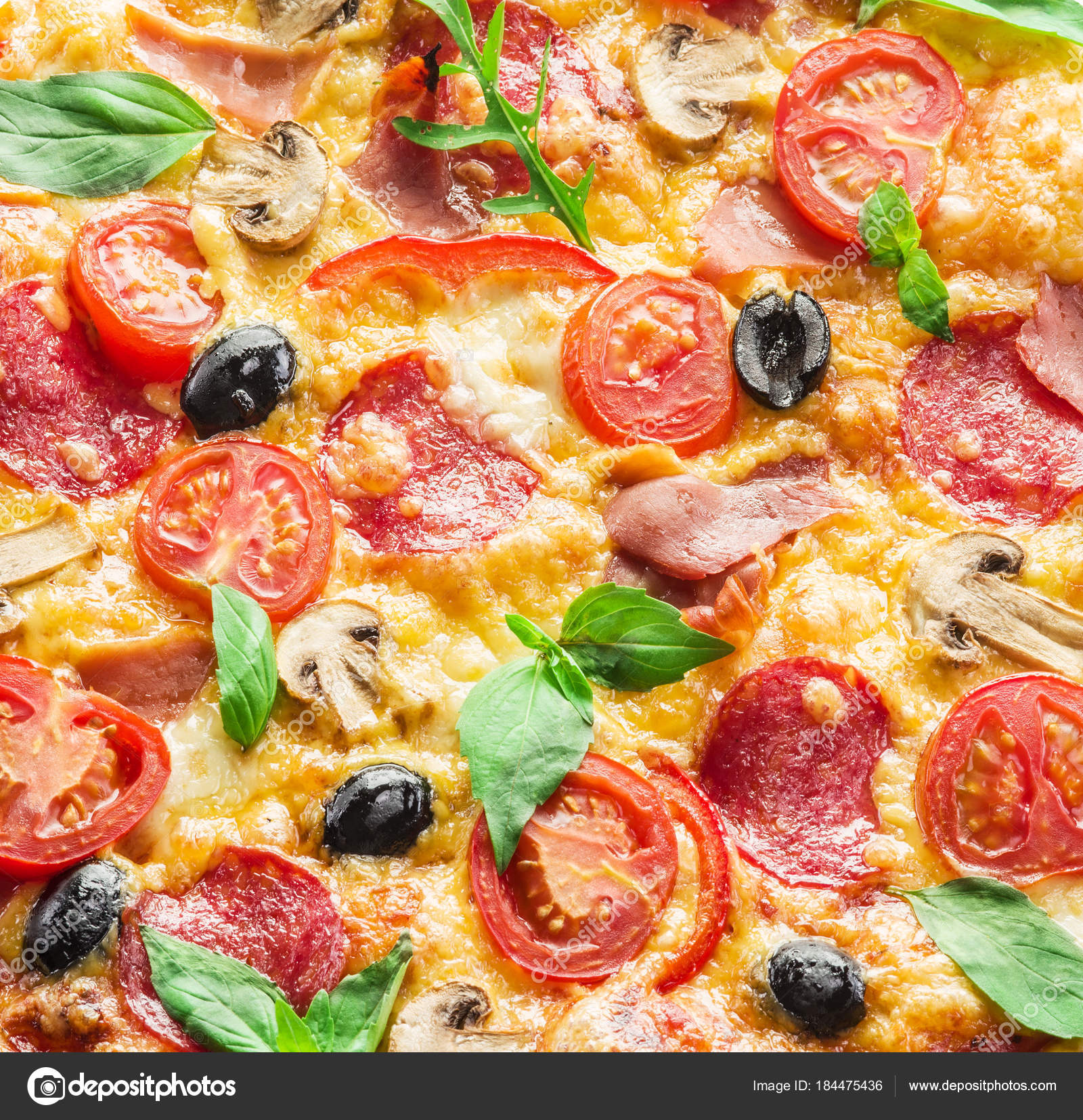 Pizza. Food background. Stock Photo by ©Valentyn_Volkov 184475436