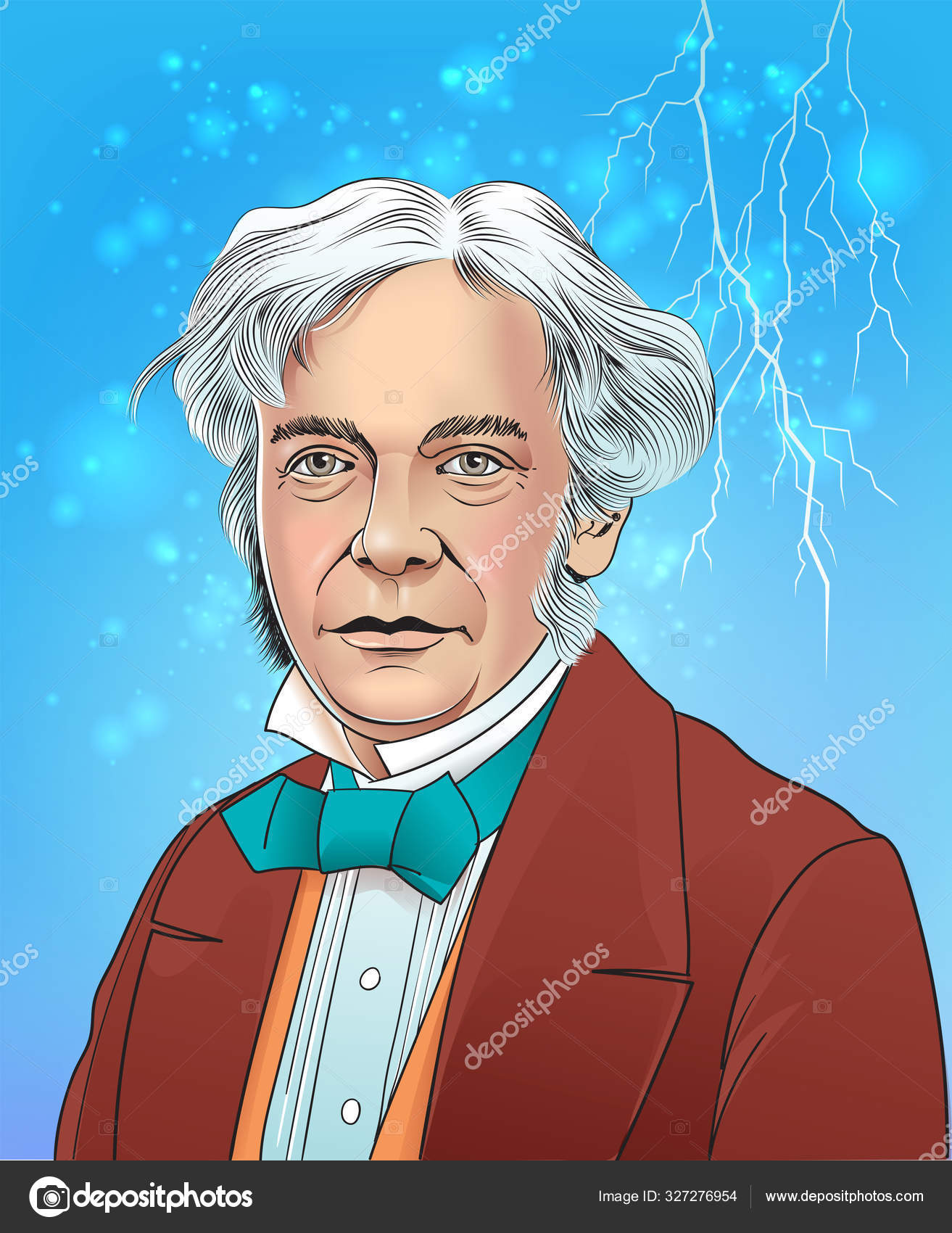 Michael Faraday Stock Vector Image by ©fogbird #327276954