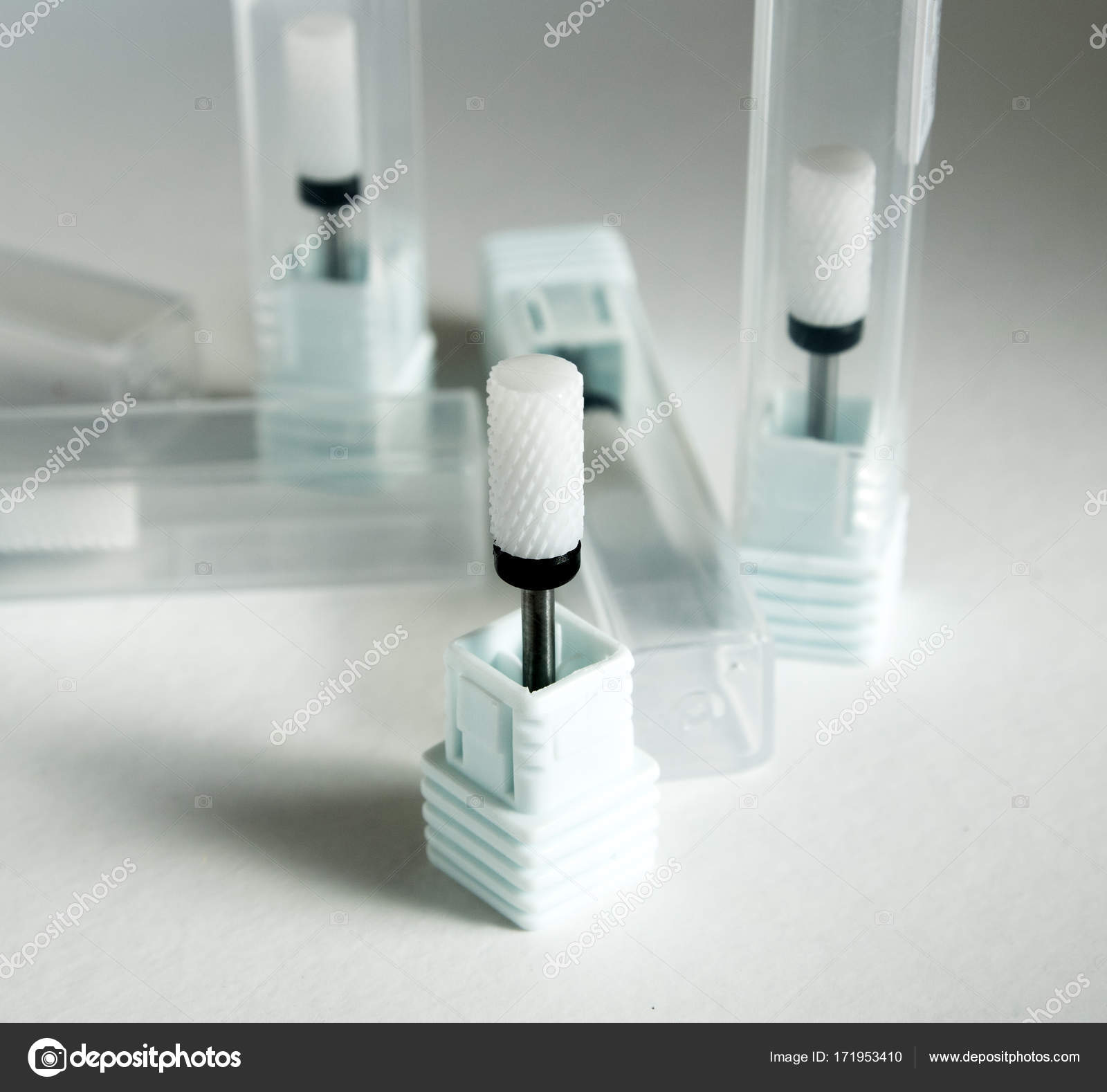 Burs for podiatry, ceramic nail drill bits cilinder form. Medical ...