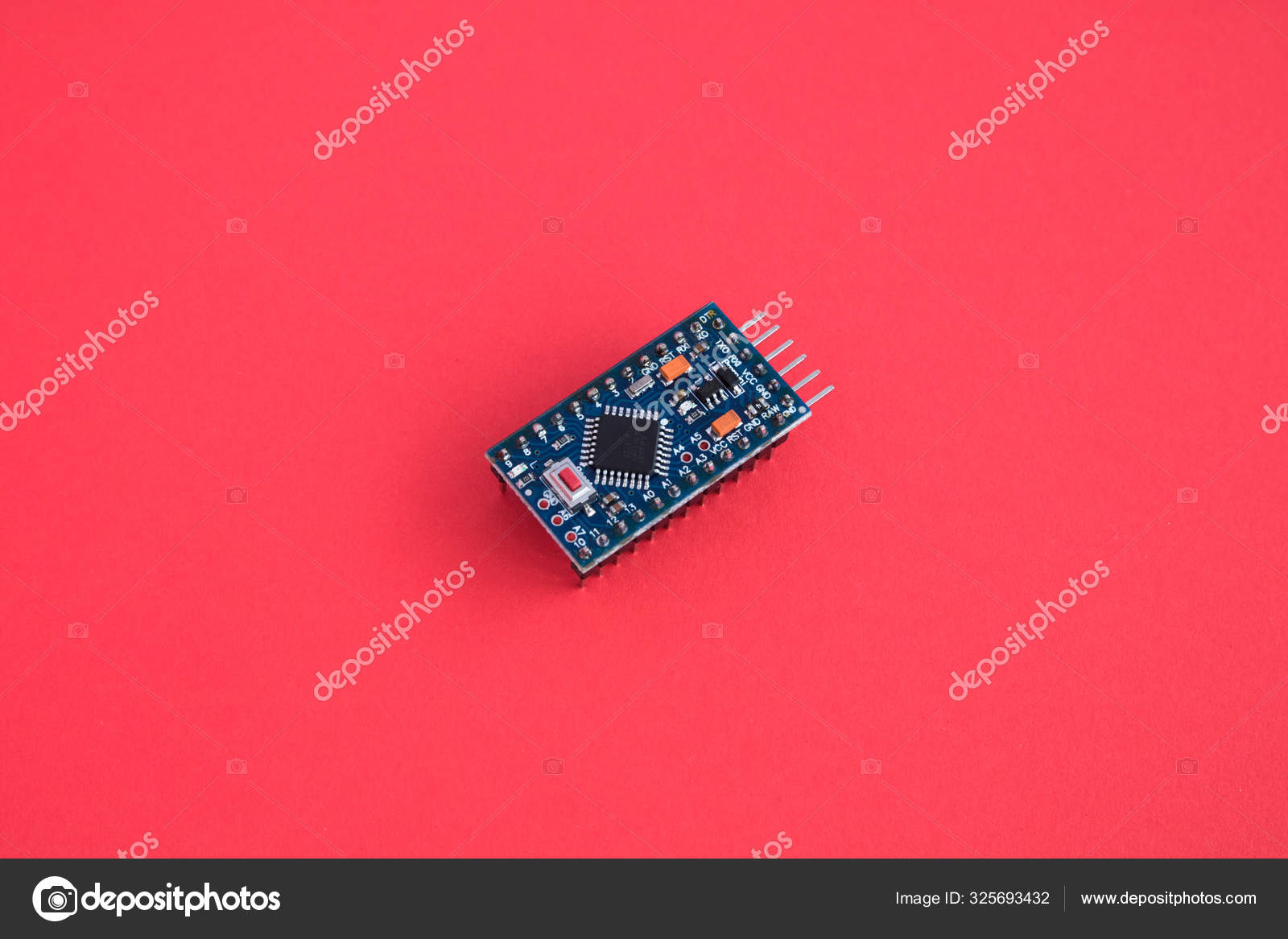 Atmega328 5v Arduino Pro Mini Module 16M microcontroller for researches ...