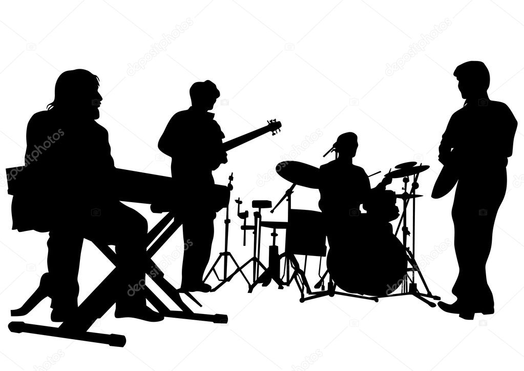 Rock group concert Stock Vector Image by ©grynold #125598552