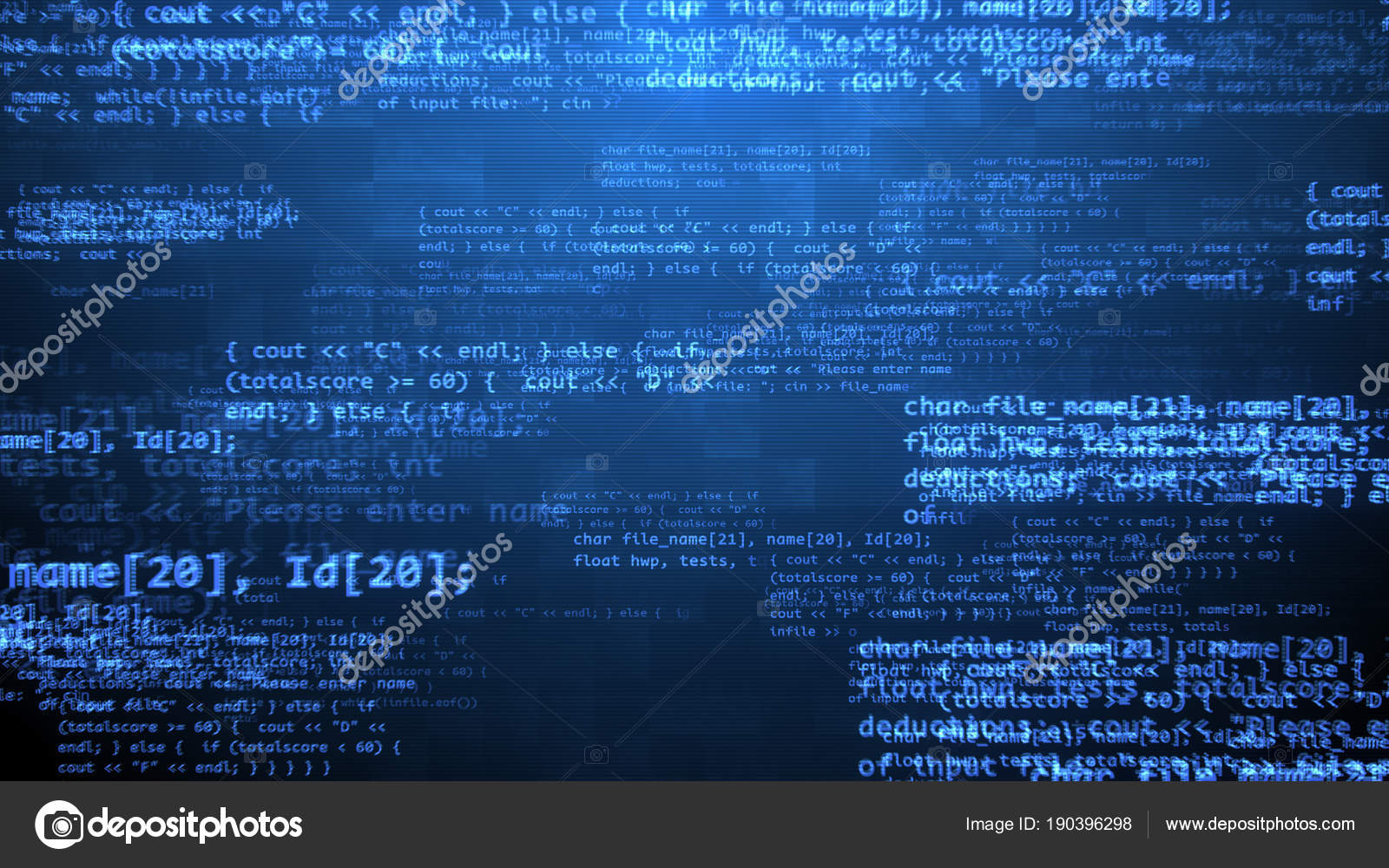 Coding Program With Shimmering Texts — Stock Photo © klss777 #190396298