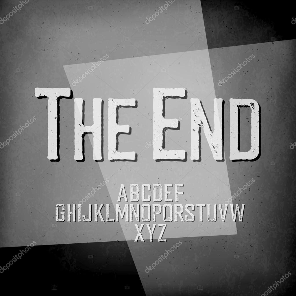 End film Credits Stock Vector Image by ©pashabo #126494974