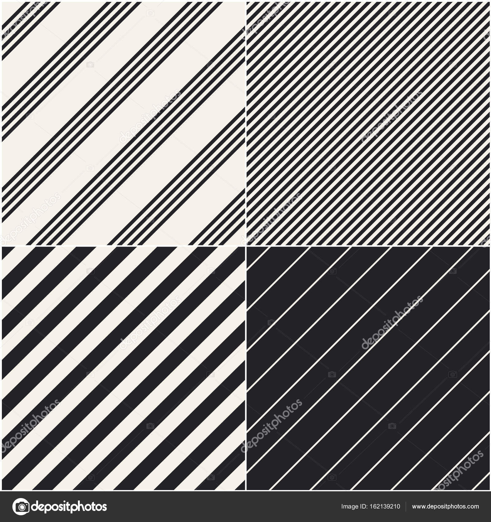 Diagonal patterns collection Stock Vector Image by ©pashabo #162139210