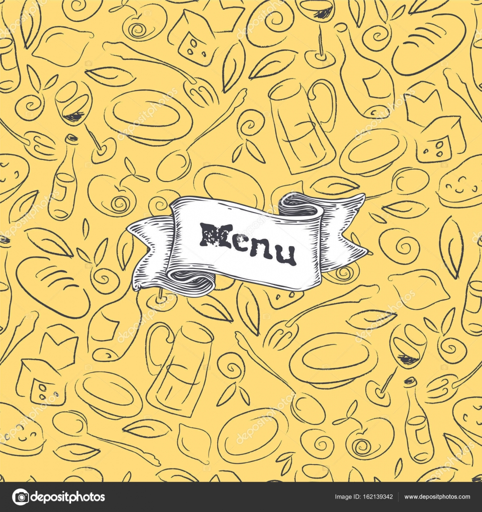 Restaurant Seamless Pattern Stock Vector Image by ©pashabo #162139342