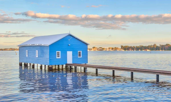 Blue boathouse perth Stock Photos, Royalty Free Blue boathouse perth ...