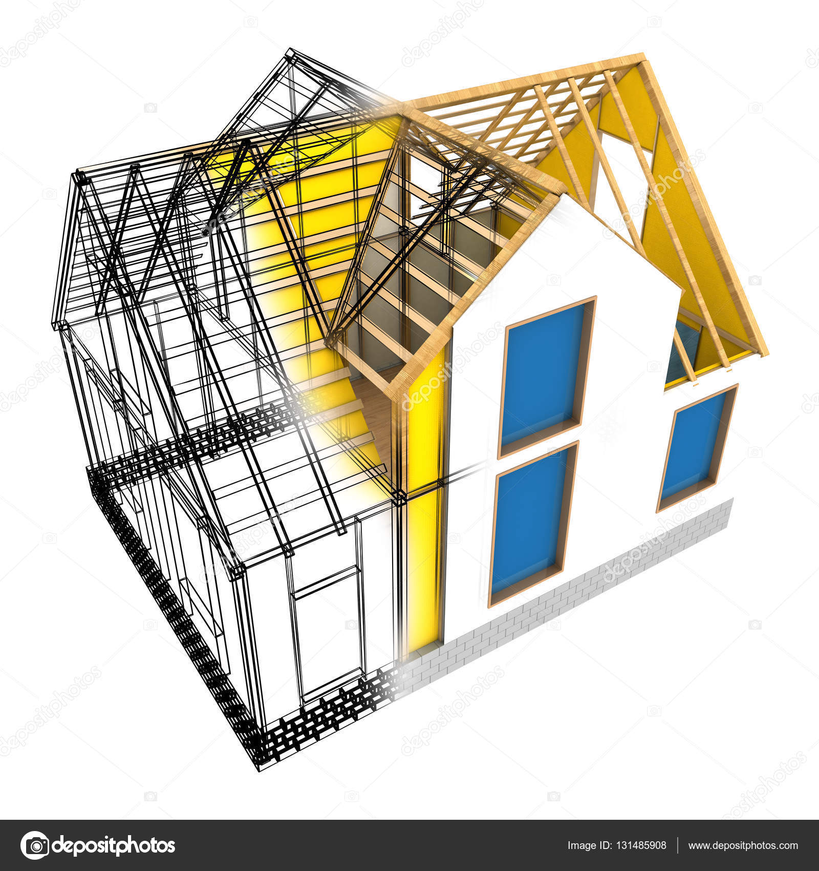 Home Construction Frame Clipart