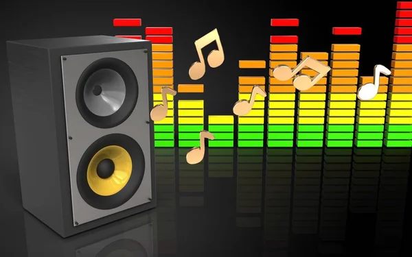 Illustration of sound system Stock Photo by ©mmaxer 170915698